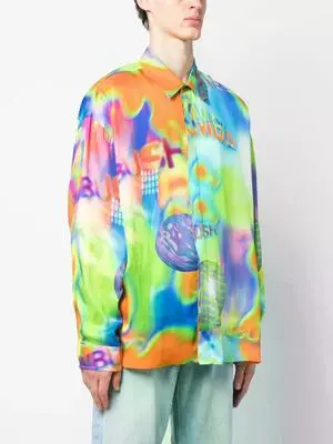 AMBUSH Graphic-print Long-sleeve Shirt
