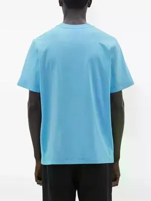 MSGM Logo-embroidered T-shirt