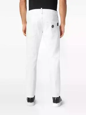 Philipp Plein Cotton Skinny Cut Jeans