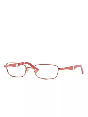 Ray-ban Rectangle Frame Eyeglasses - Red