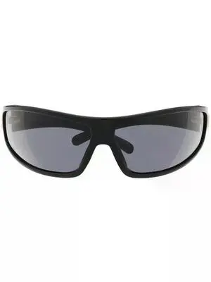 CHIARA FERRAGNI Tinted Rectangle-frame Sunglasses - Black