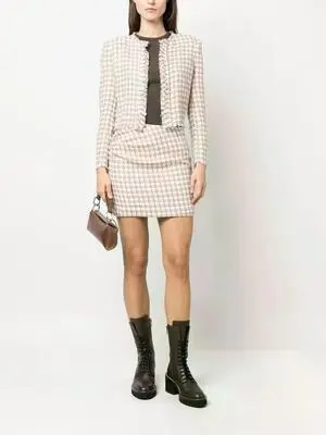 IRO PARIS Gathered Detail Tweed Skirt