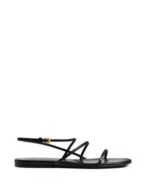 Khaite KHAITE Flat Sandals Black