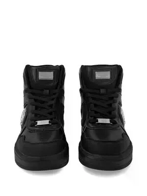 Philipp Plein Panelled High-top Sneakers - Black