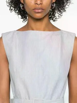 Thom Browne Striped Midi Dress
