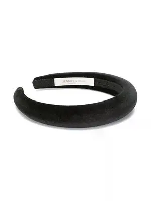 JENNIFER BEHR Velvet Padded Hairband - Black