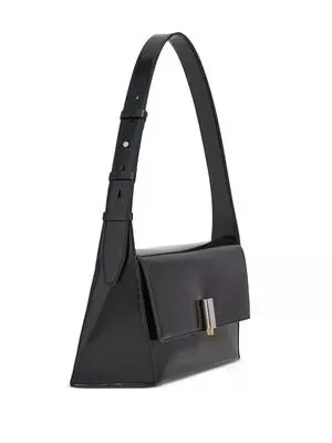 FERRAGAMO Geometric Leather Shoulder Bag