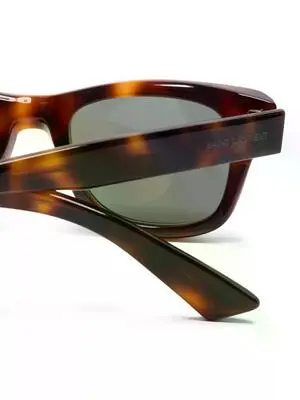 Saint Laurent Square-frame Sunglasses - Brown