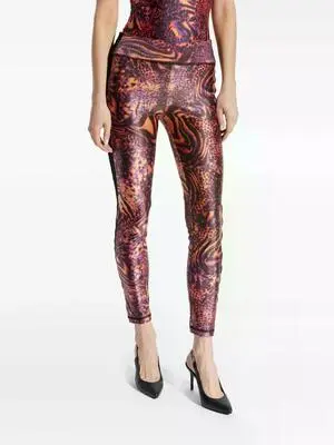 Versace Animal-print Leggings