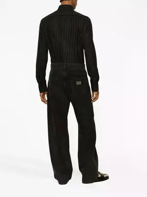 Dolce & Gabbana Striped Virgin-wool Shirt