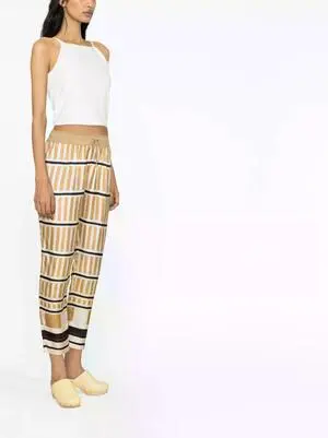 Lorena Antoniazzi Striped Cropped Trousers