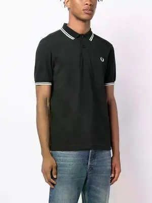 Fred Perry Contrast-trim Cotton Polo Shirt