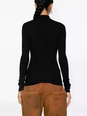 Attico Knitted Polo Sweater