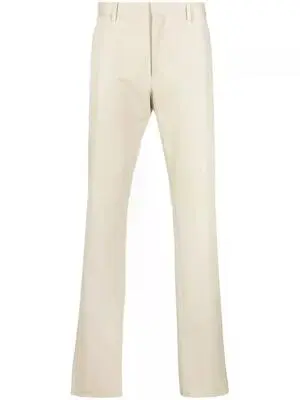 Zegna Straight-leg Chino Trousers - Neutrals