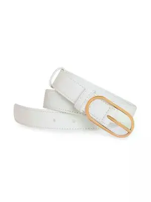 Dolce & Gabbana Leather Belt - White