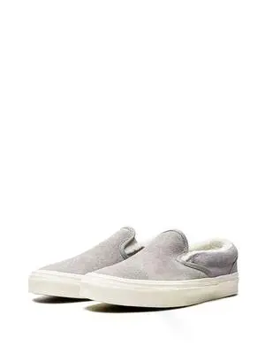 VANS Suede Faux-fur Lined Slip-on Sneakers