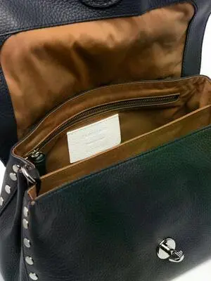 ZANELLATO Positano Leather Tote Bag - Blue