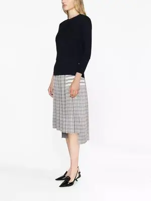 Thom Browne Chevron-knit Virgin Wool Sweater