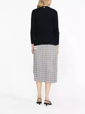 Thom Browne Chevron-knit Virgin Wool Sweater