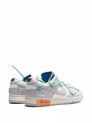 Nike X Off White Dunk Low Lot 26 Sneakers - Grey