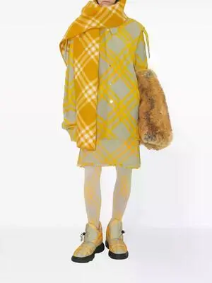 Burberry Check-pattern Wool-blend Shirt