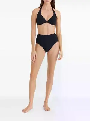 ERES Black Halterneck Bikini Top - Blue