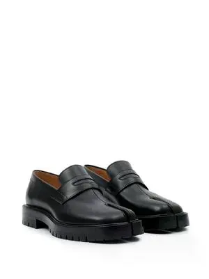 MAISON MARGIELA Tabi Leather Loafers - Black