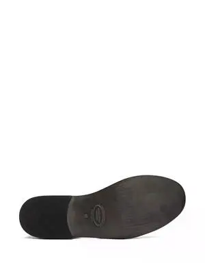 SCAROSSO Apollo Leather Sandals - Black