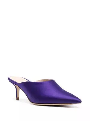 SCAROSSO Laura 60mm Satin Mules
