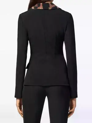 Philipp Plein Leopard Print-collar Cady Jacket
