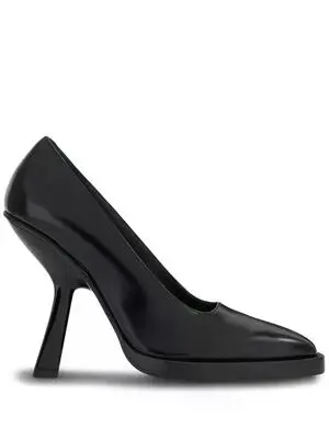 FERRAGAMO Sculptural High Heel Pumps - Black