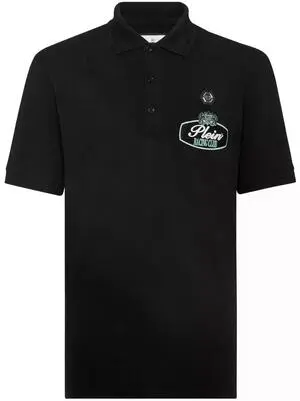 Philipp Plein Racing Club Polo Shirt - Black
