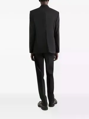 Dolce & Gabbana Logo-tag Wool Polo Shirt