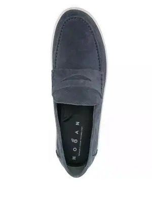 Hogan Suede Loafers - Blue