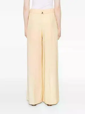 Patrizia Pepe Logo Plaque Palazzo Trousers