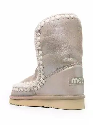 Mou 24 Metallic Boots - Neutrals