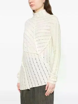 CHIAHUNG SU Long-sleeved High Neck Top