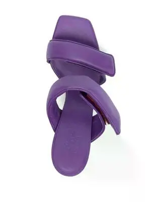 GIABORGHINI Perni 100mm Sandals - Purple