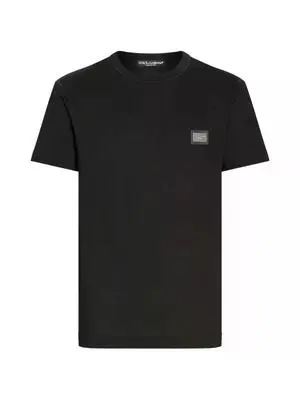 Dolce & Gabbana Logo-plaque Cotton T-shirt