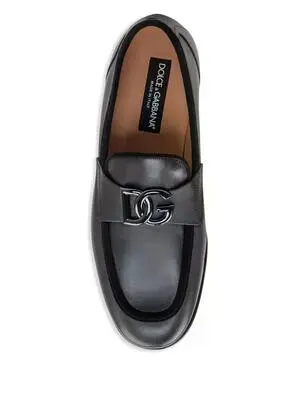 Dolce & Gabbana Logo Plaque Loafers