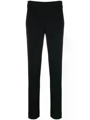 Proenza Schouler Bi-stretch Crepe Slim Trousers - Black