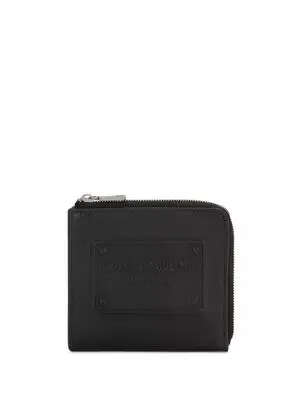 Dolce & Gabbana Logo-debossed Zip-around Wallet - Black