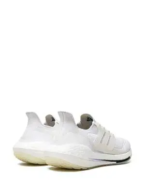 Adidas Ultraboost 21 Primeblue Lace-up Sneakers - White
