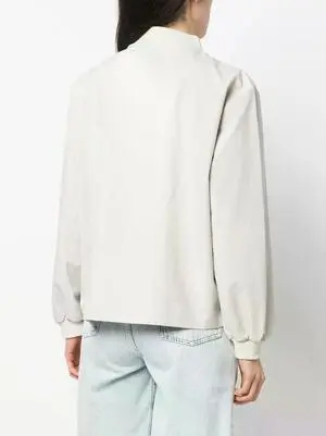 SAVE THE DUCK Logo Print Bomber Jacket