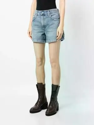 AGOLDE Magda Denim Shorts