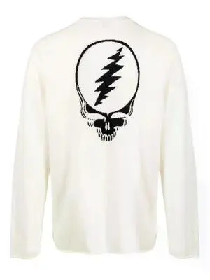 JAMES PERSE Grateful Dead Intarsia Knit Cashmere Jumper
