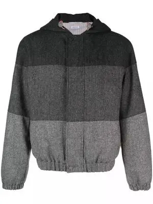 Thom Browne Padded Colour-block Panel Jacket