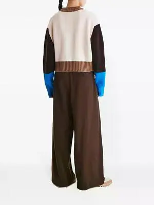 STUDIO TOMBOY Colour-block Crew Neck Jumper
