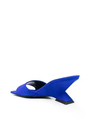 Attico Cheope Slip-on Sandals - Blue