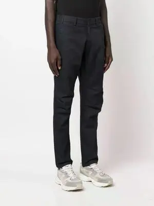 MAHARISHI Logo-patch Straight-leg Trousers - Blue